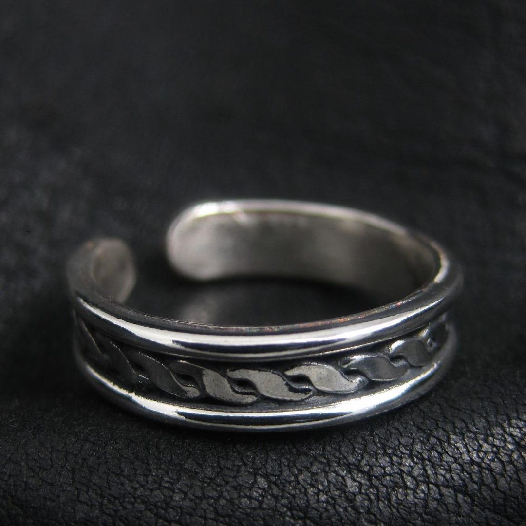 925 Silver Viking Finger Ring. Scandinavian. Nordic. Historical ...