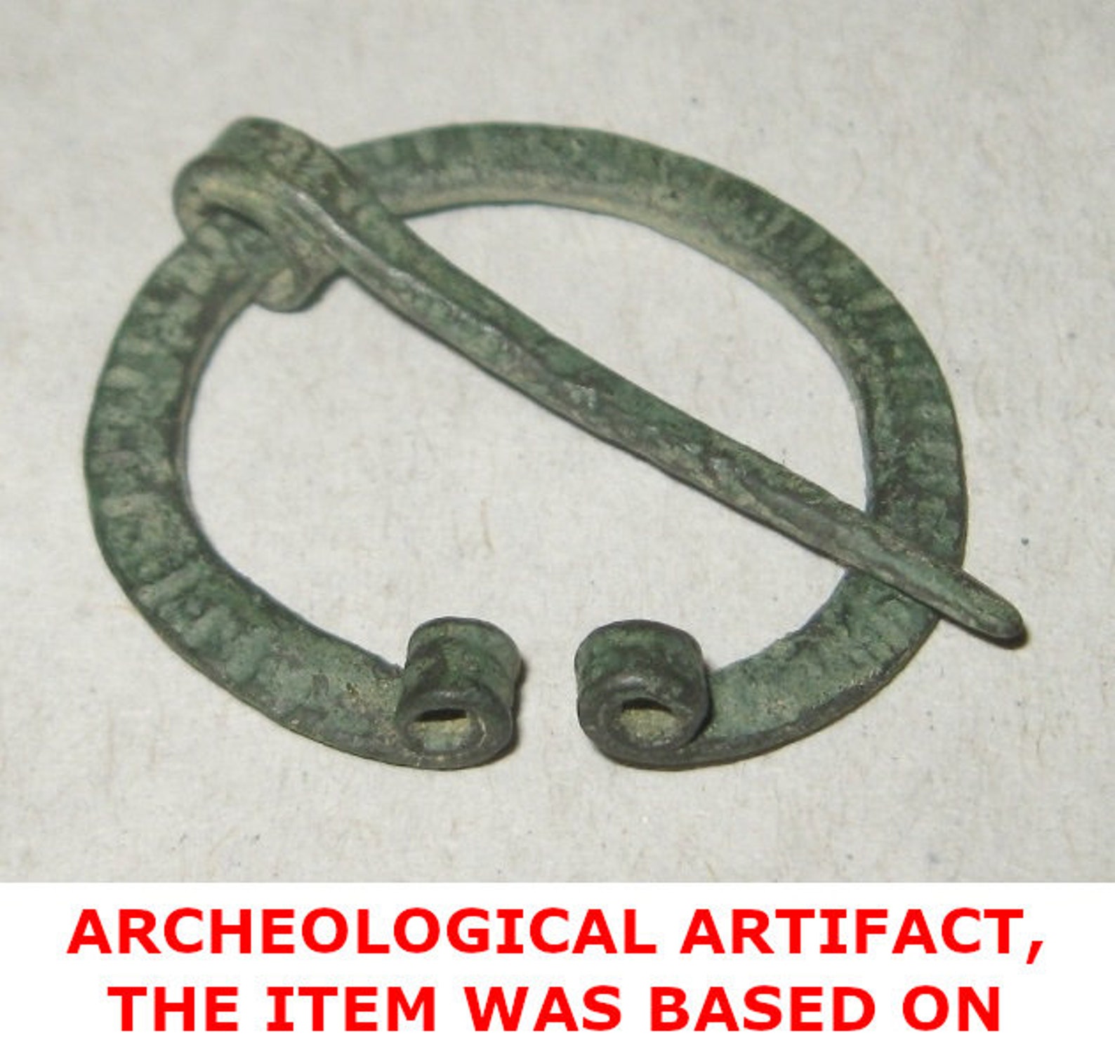 Solid Brass Medieval Penannular Brooch. Fibula. Medieval Viking Slavic ...