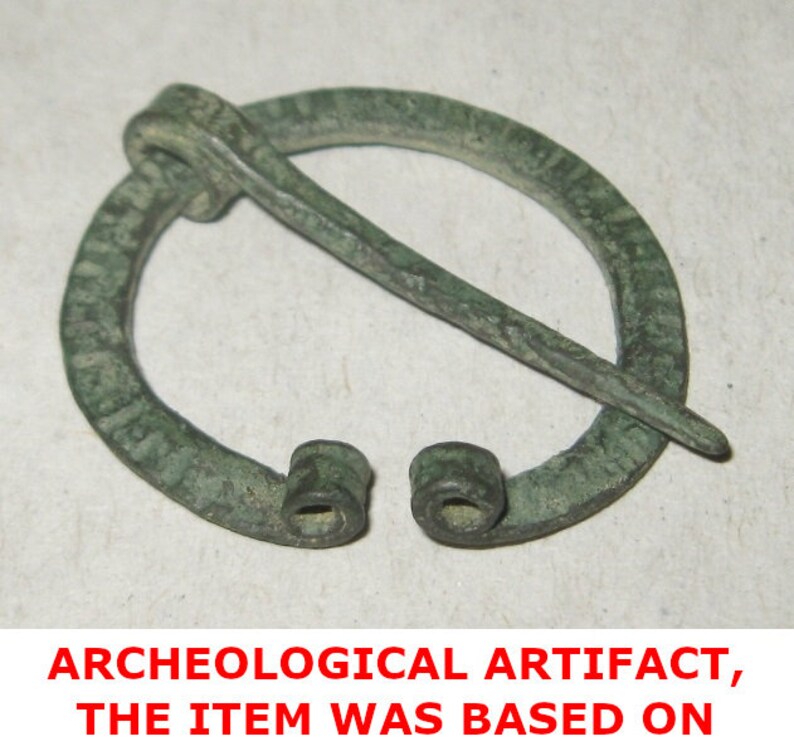 Solid Brass Medieval Penannular Brooch. Fibula. Medieval - Etsy
