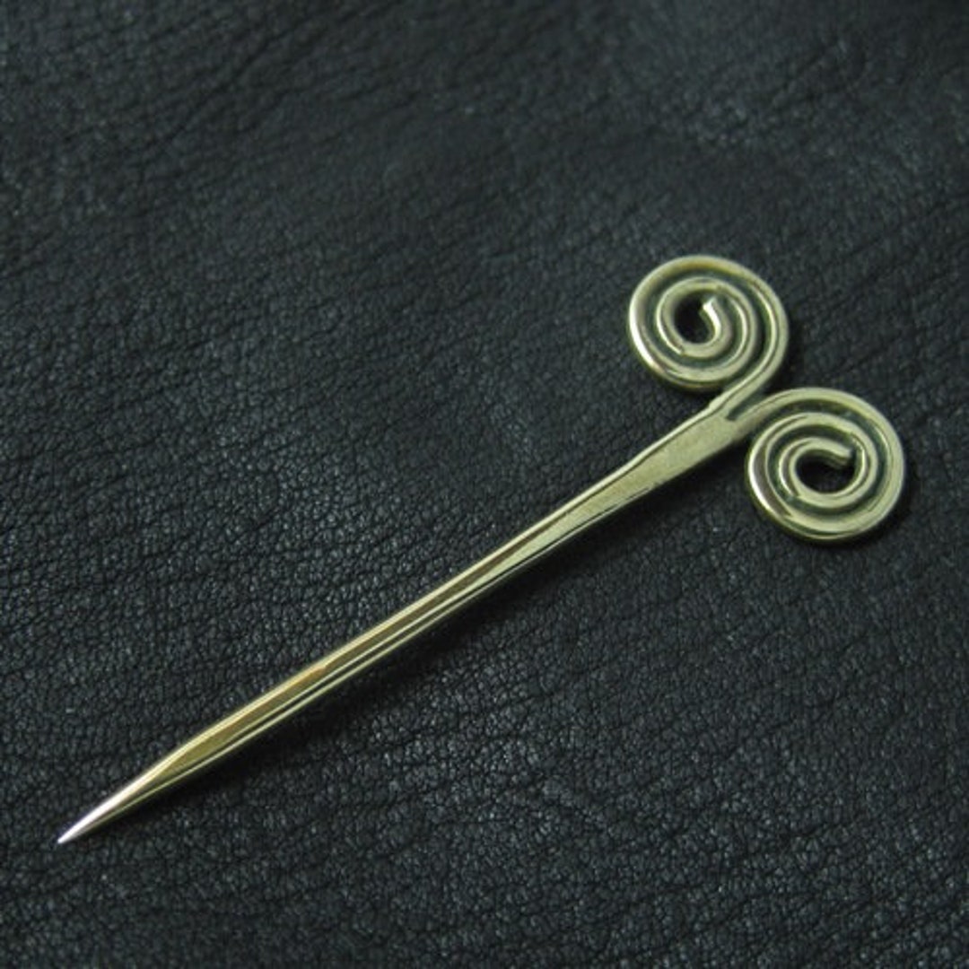 Solid Bronze Pin From Kievan Rus. Slavic Jewelry. Historical - Etsy