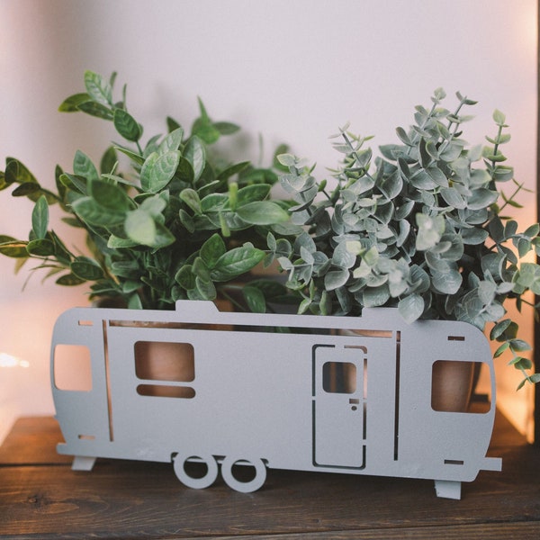 Airstream Travel Trailer Camper Flower Planter Gifts for Him Gifts for ...