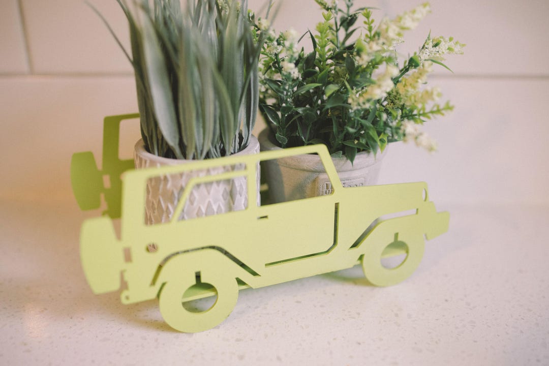 Jeep Wrangler Flower Planter 4x4 Flower Holder Gifts for Him Her Gifts ...