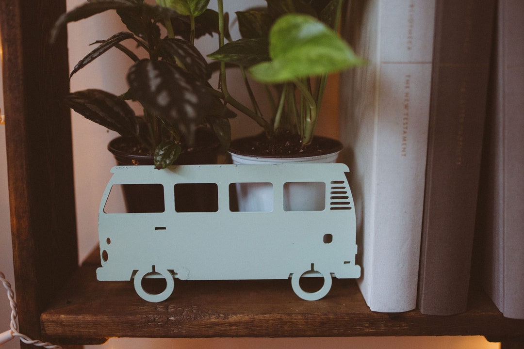 Mint Hippie Van Planter Green Vw Van Camper Planter Gifts for Him Gifts ...