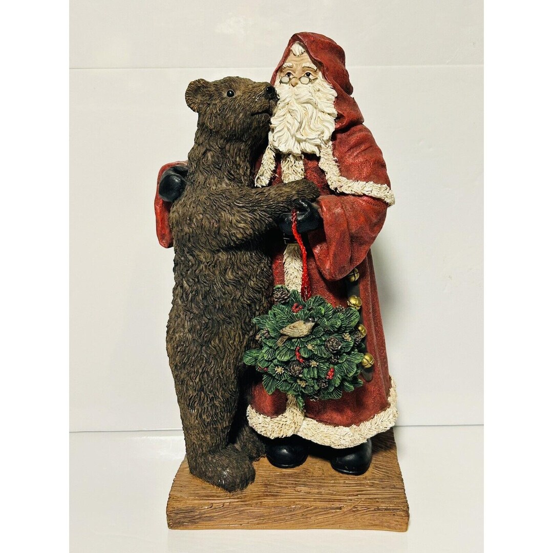 Christmas Its a Ditz Sculpture Bear Hugs W COA Heavy 12 Figure by Joyce ...
