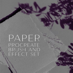 Paper Texture Brushes Canvas Procreate Brush Texture - Etsy