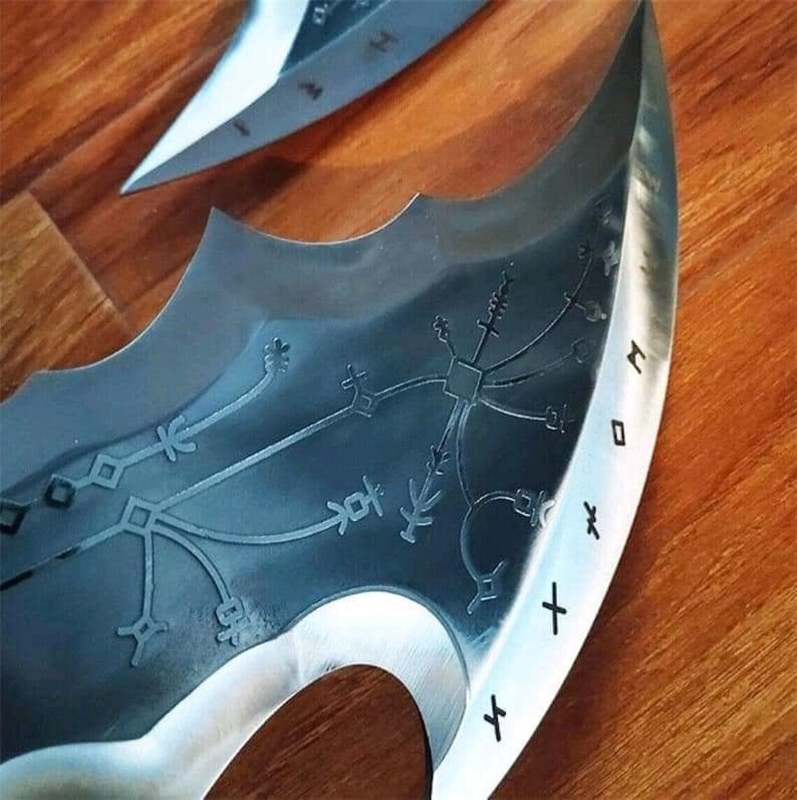 God of War Blades of Chaos Metal, God of War Blades of Chaos Sword Twin ...