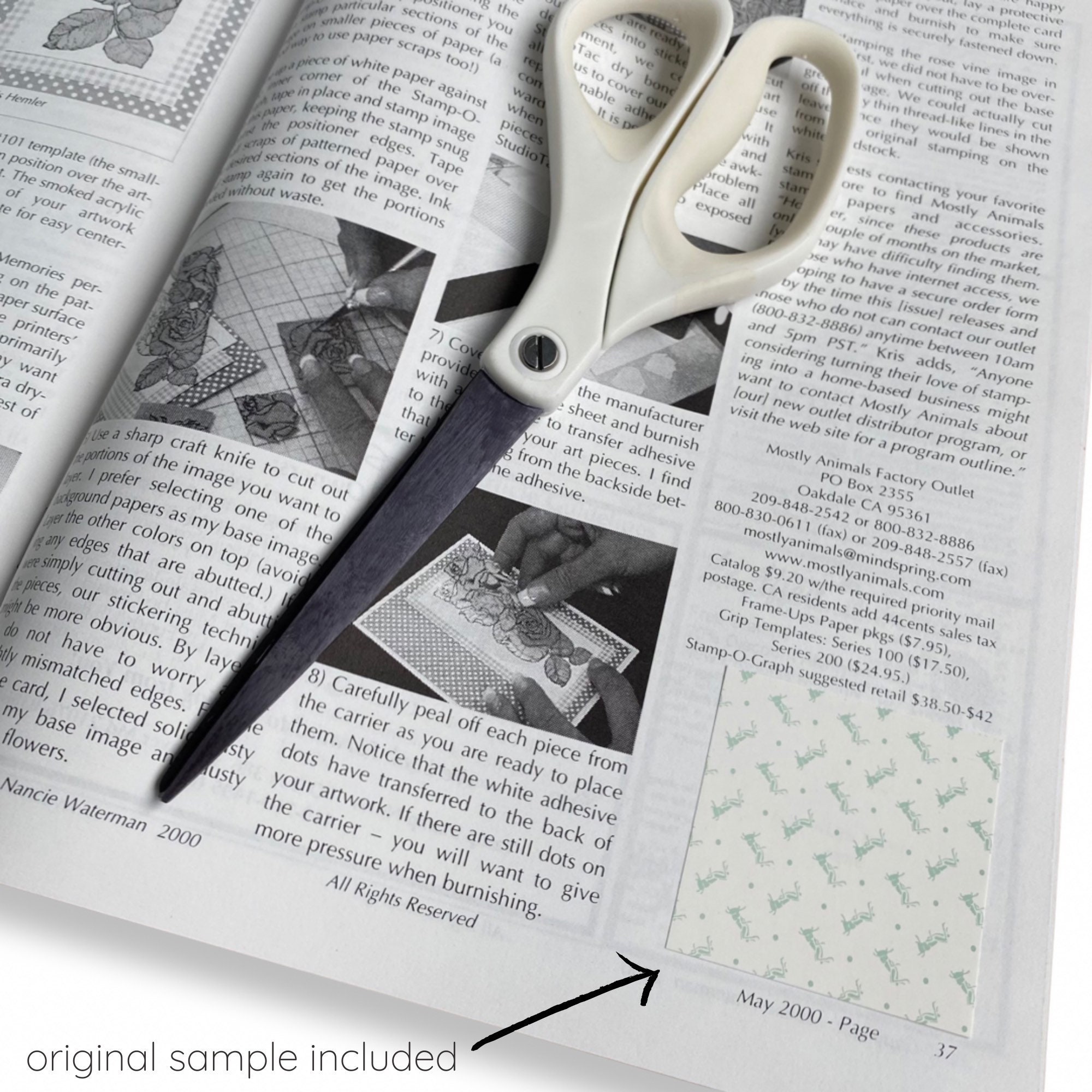 Rubber Stamp Magazine, Vamp Stamp News May 2000, Vintage Craft Supplies ...