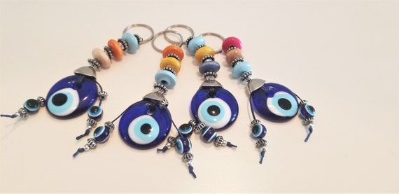 Evil Eye Keychain Evil Eye Protection Evil Eye Hanging - Etsy