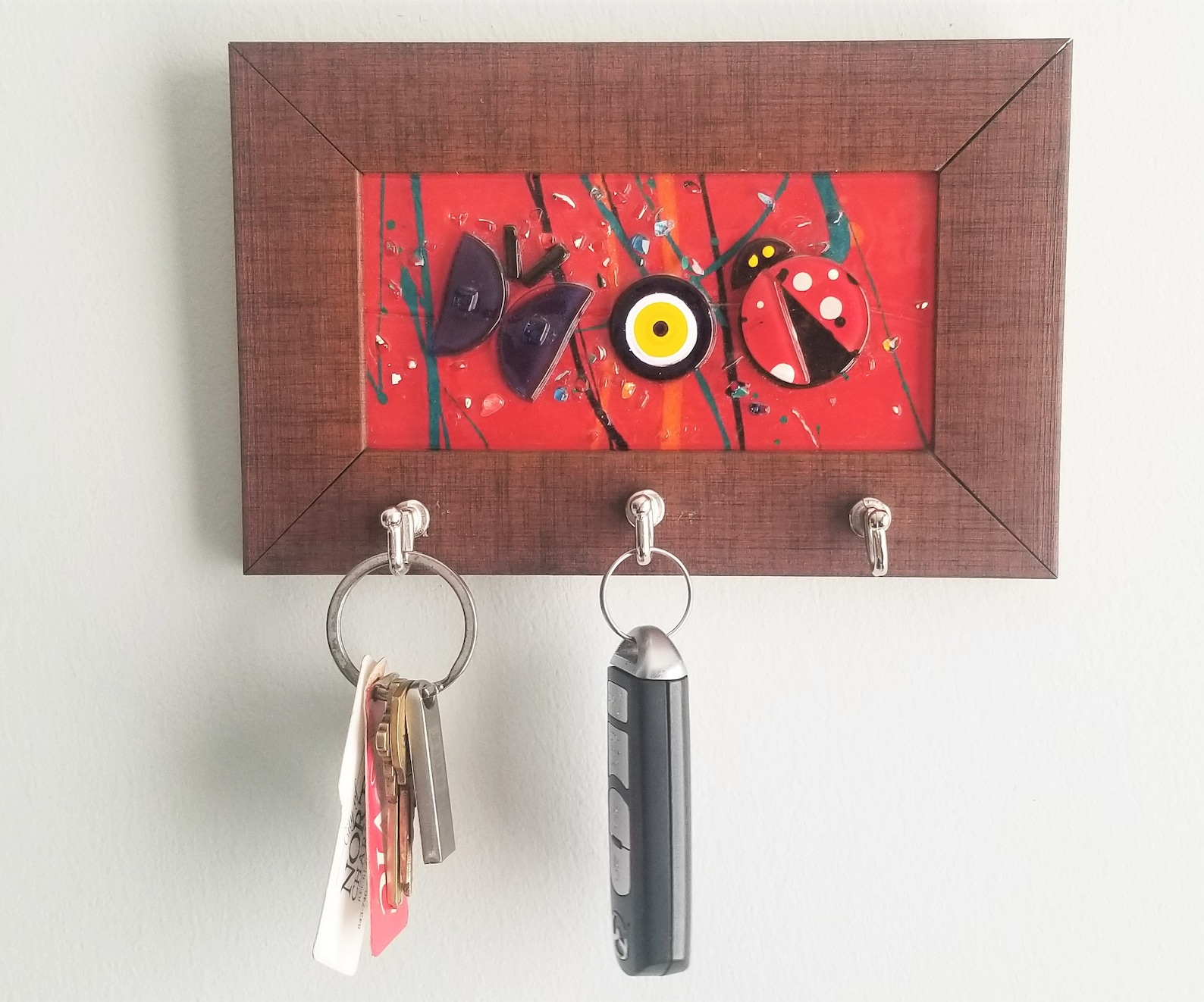 Minimalist Keyholder | Key Holder With Evil Eye | Cute Keyholder | 3D ...