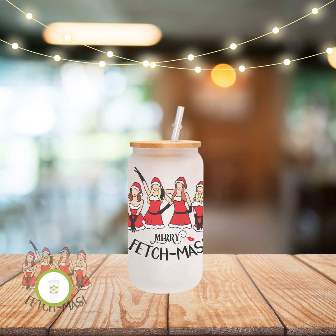 Mean Christmas Girls Libbey Glass, A Mean Girls, Burn Book Mean Girls, Merry Fetchmas, 16 Oz ...