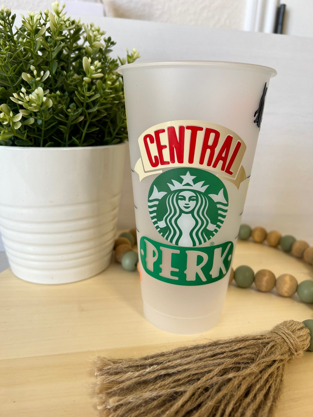 Starbucks FRIENDS Iced Coffee Cup, Friends With Personalized Name ...