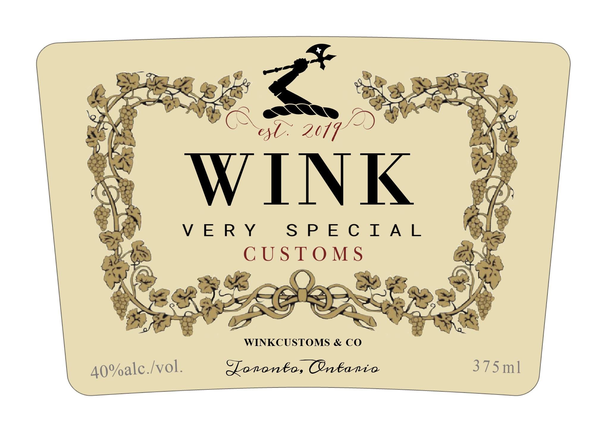 Custom Cognac Label - DIGITAL Printable Personalized Cognac Label ...