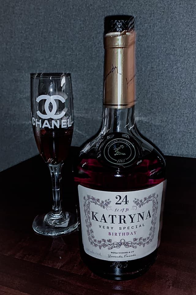 Custom Cognac Label - DIGITAL Printable Personalized Cognac Label ...