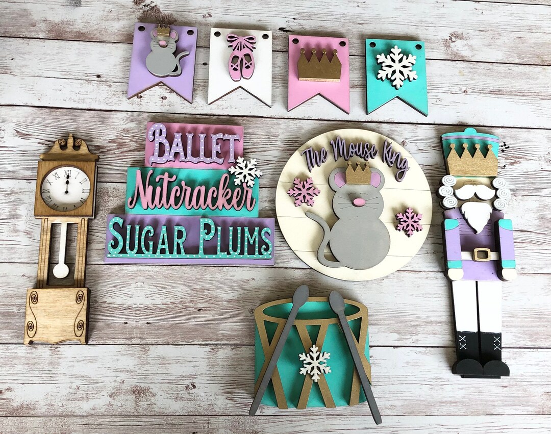 Nutcracker Tiered Tray Set DIY - Etsy