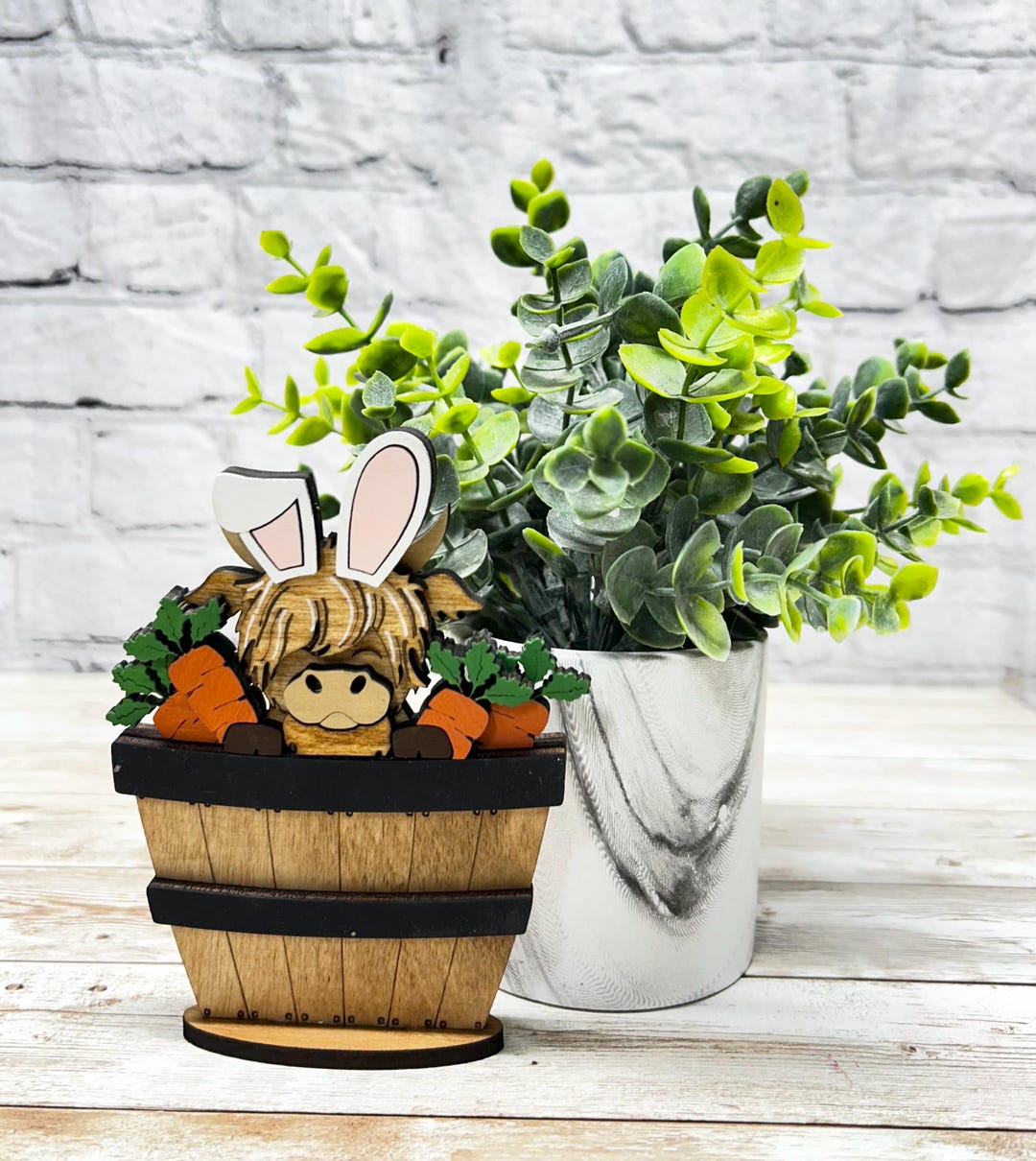 DIY TINY Highland Cow Bunny With Carrots Insert for TINY ...
