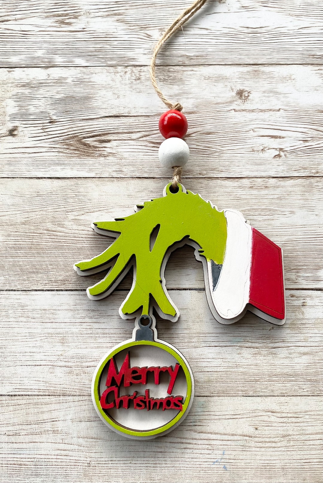 Grinch Ornament - Etsy
