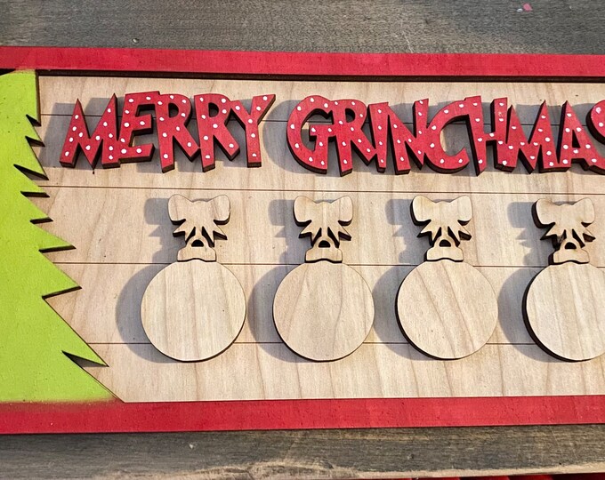 Merry Grinchmas Sign - Etsy