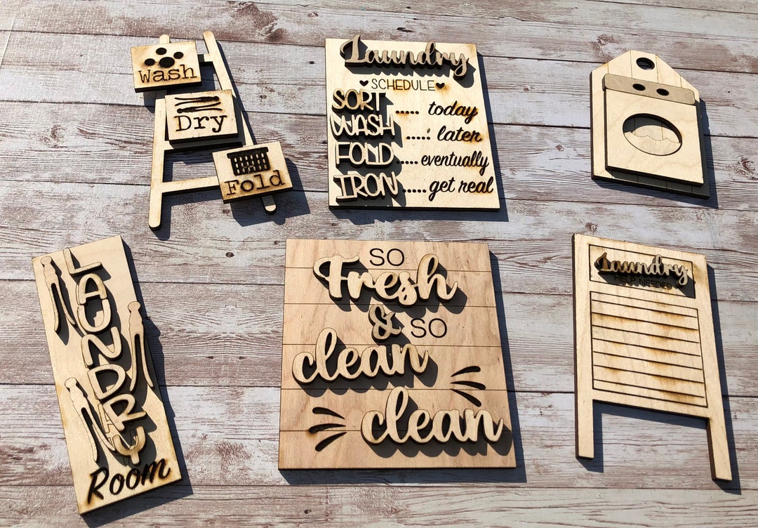 Laundry Tiered Tray Set (DIY) - Etsy