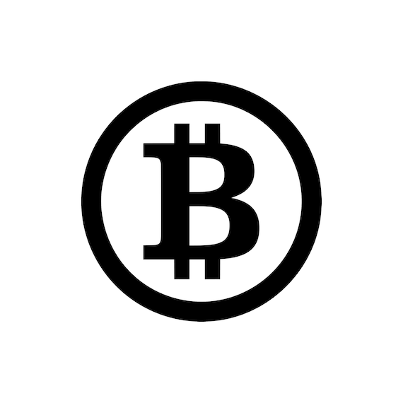 Bitcoin Fill Svg | Etsy