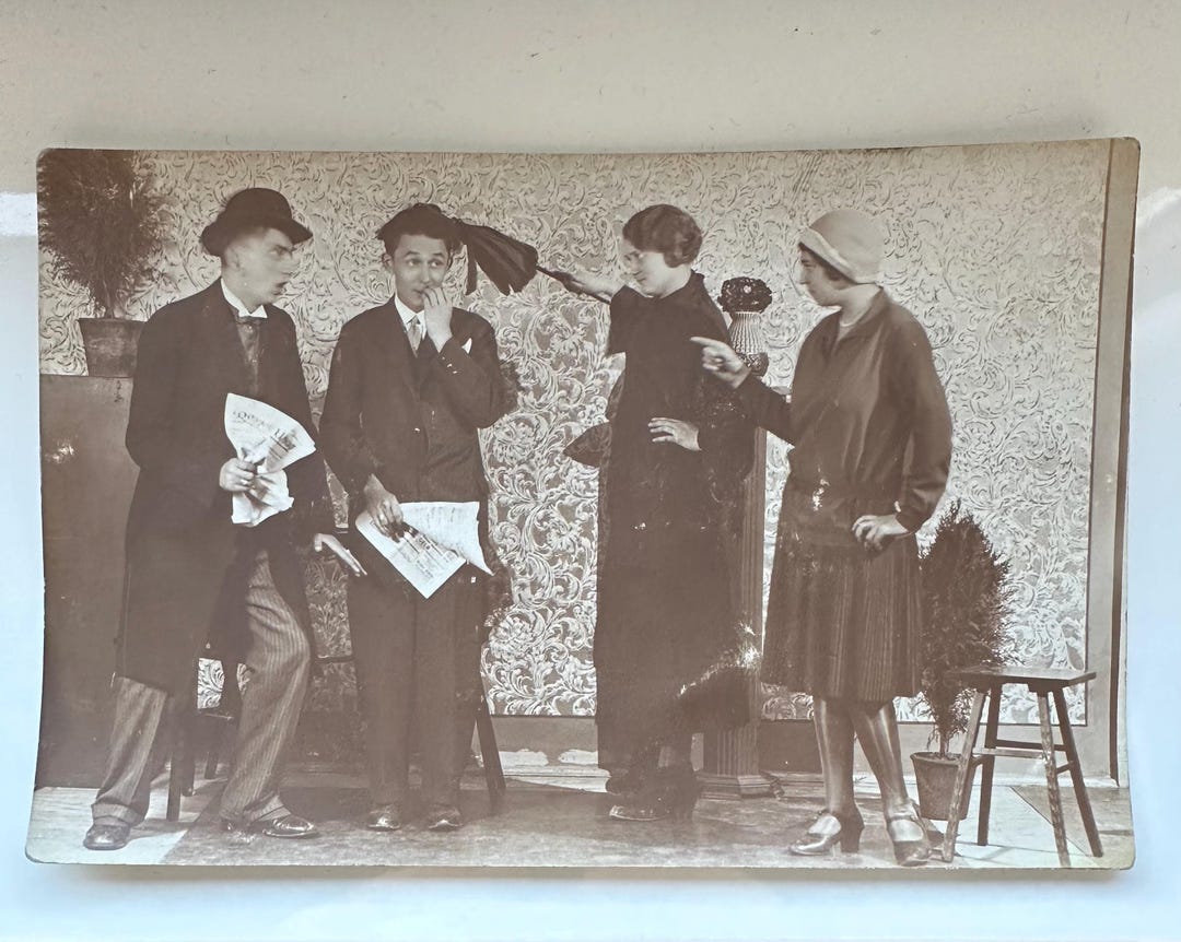 1920s Photo. Vintage Photography of a Scene From a Theater Play - Etsy