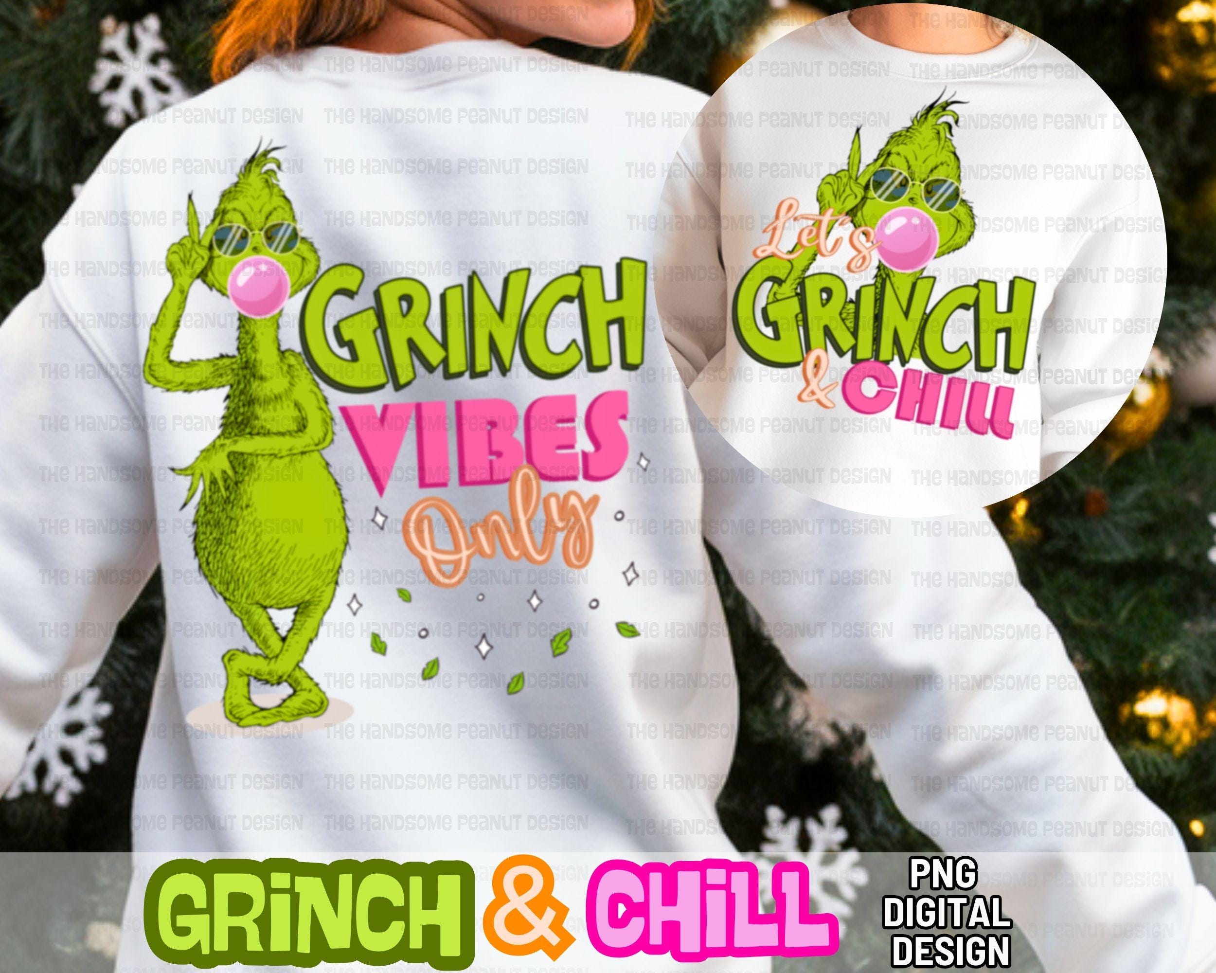 Grinch Blowing Bubble PNG, Grinch PNG File, the Grinch Png Sublimation ...