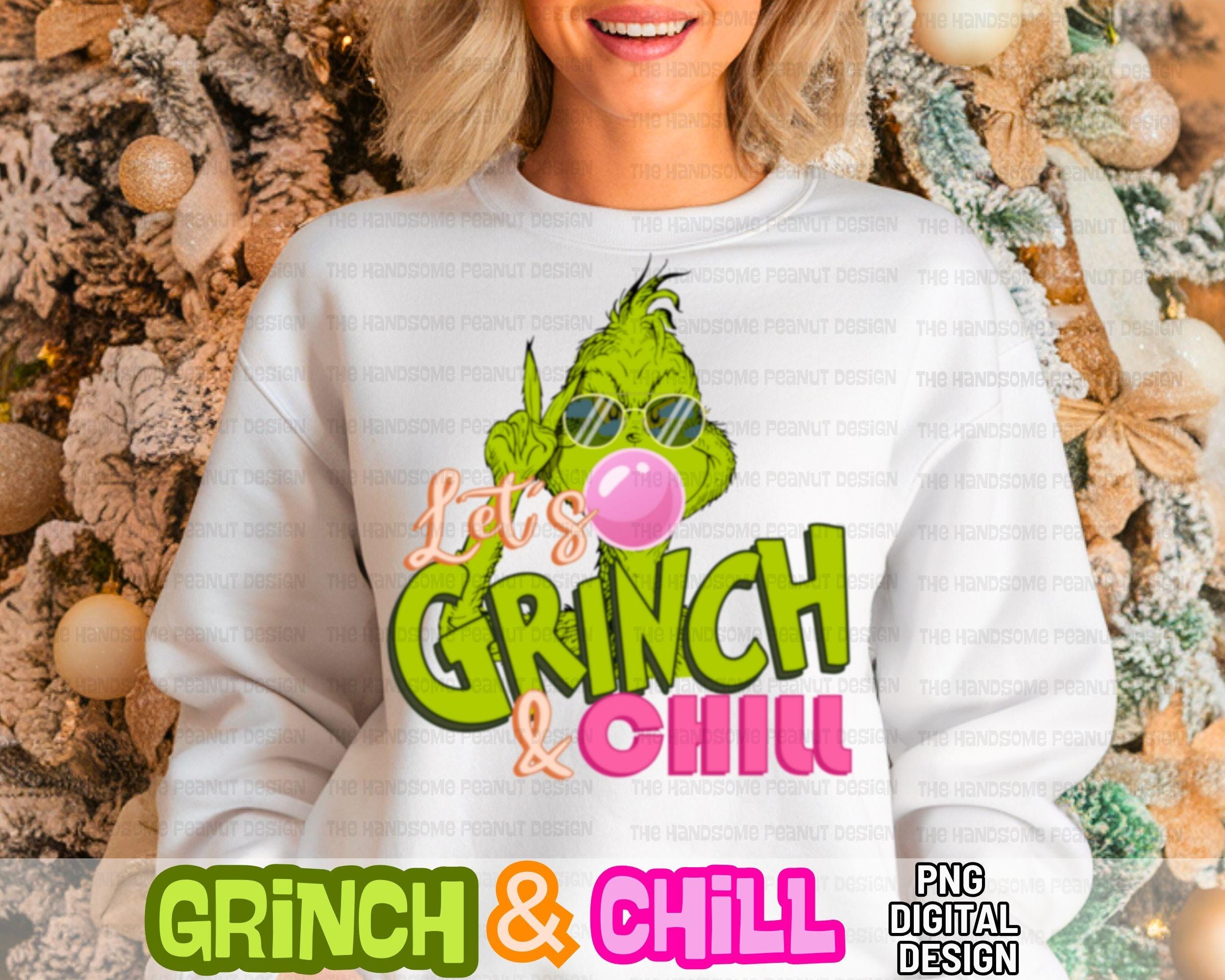 Grinch Blowing Bubble PNG, Grinch PNG File, the Grinch Png Sublimation ...