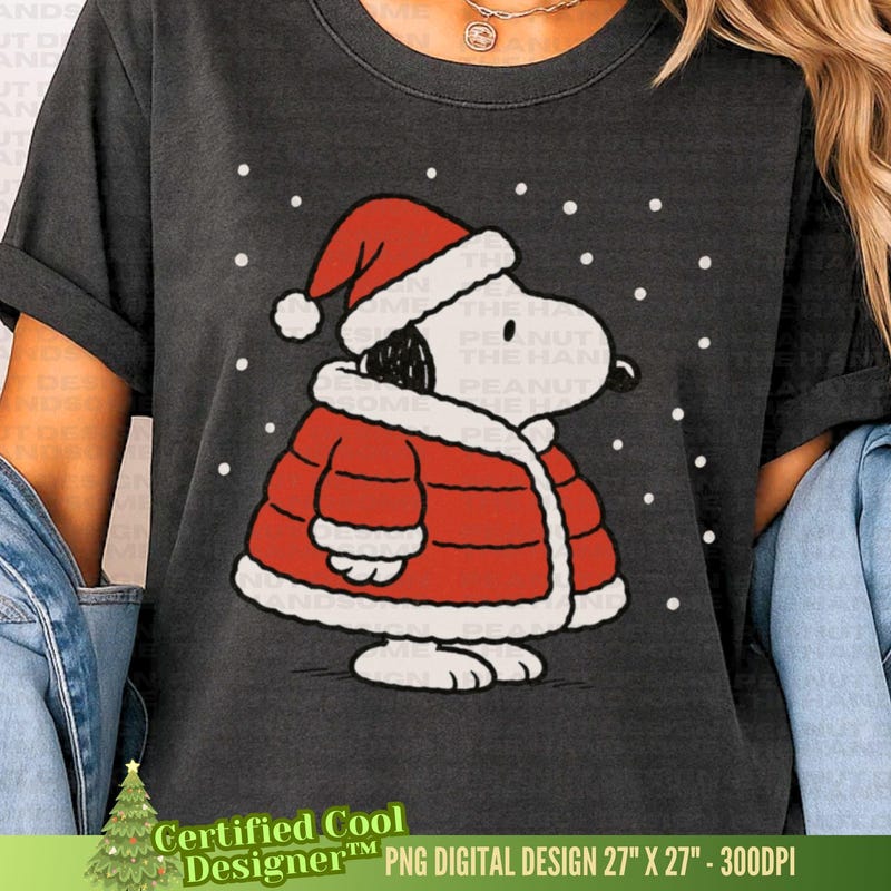 Puffer Jackets Snoopy - Etsy