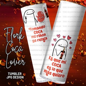 Drinking Coca Flork 20 Oz 30 Oz TUMBLER Digital Design / Tumbler Taking ...