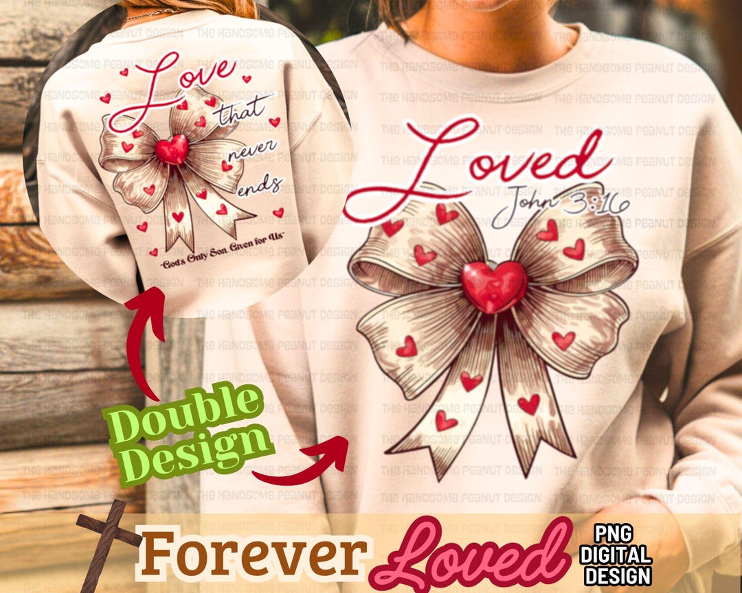 Christian Bow Png, Loved John 3:16 Png, Retro Christian Png, Faith Png ...