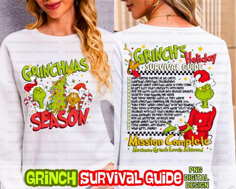 Grinchmas Season PNG, Grinch PNG File, the Grinch Png Sublimation ...