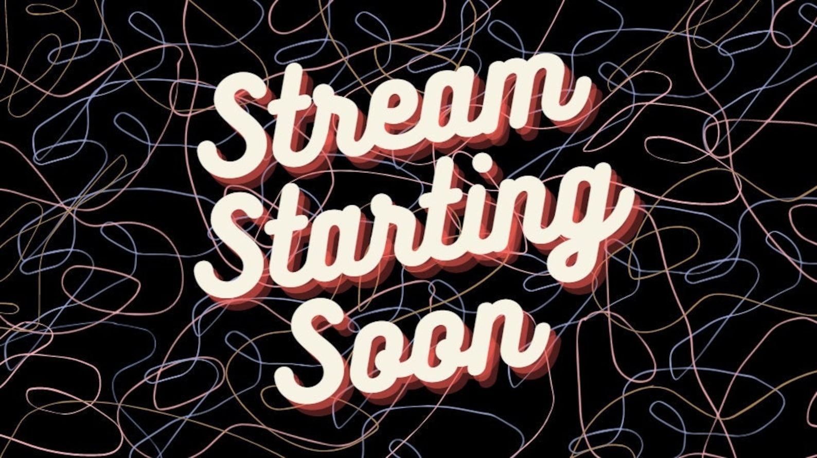 Bright Line Art Stream Overlay & Waiting Screens Twitch - Etsy Canada
