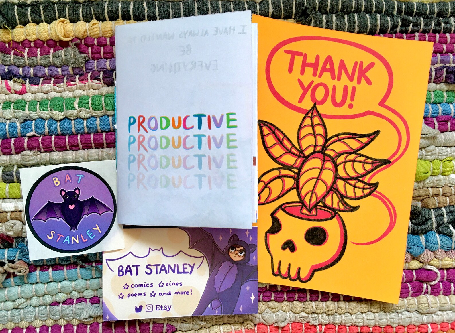 Productive Mini Comic Zine | Etsy