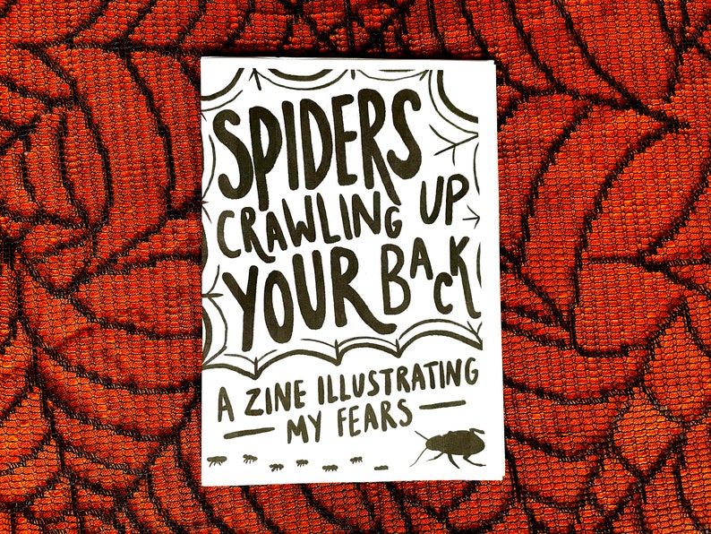 Spiders Crawling up Your Back Illustrated Horror Zine - Etsy