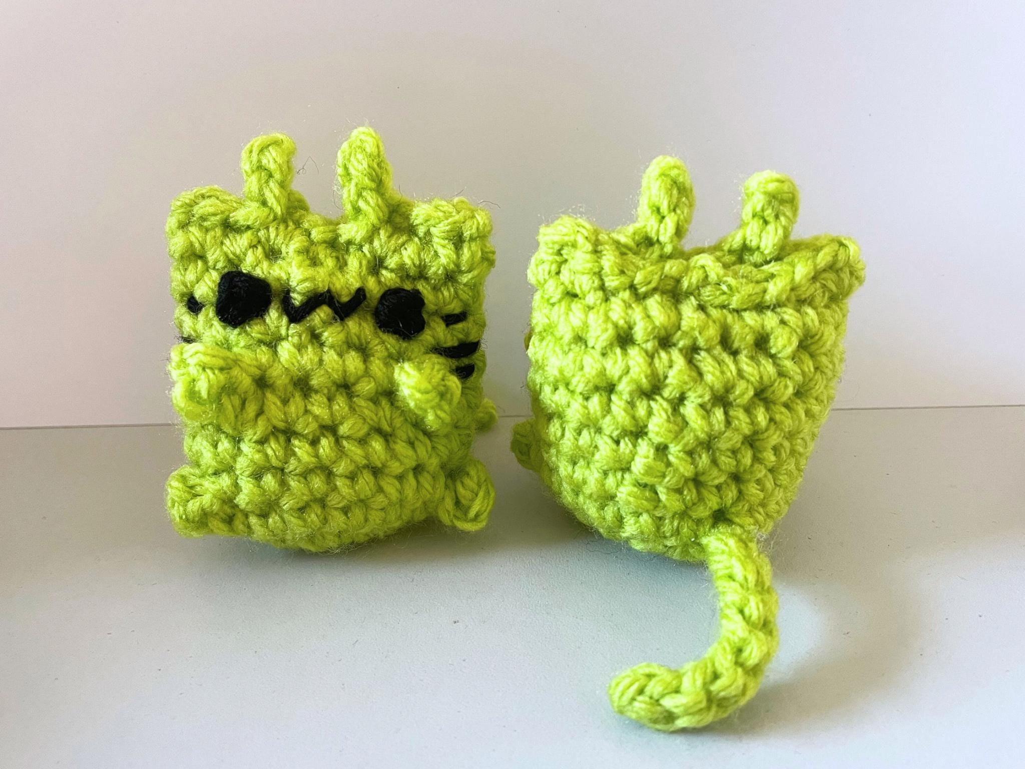 Alien Cat Mini Crochet Plushie - Etsy