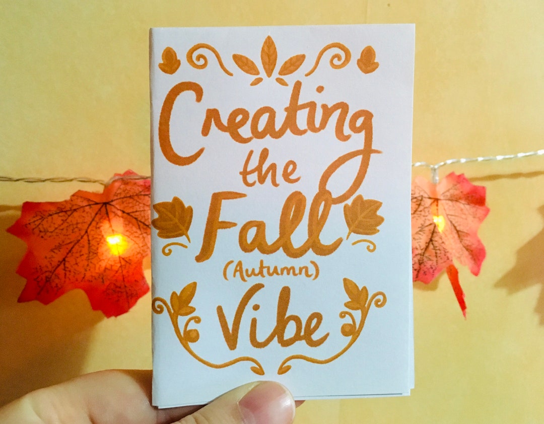 Creating the Fall Vibe ~ Autumn Mini Zine - Etsy