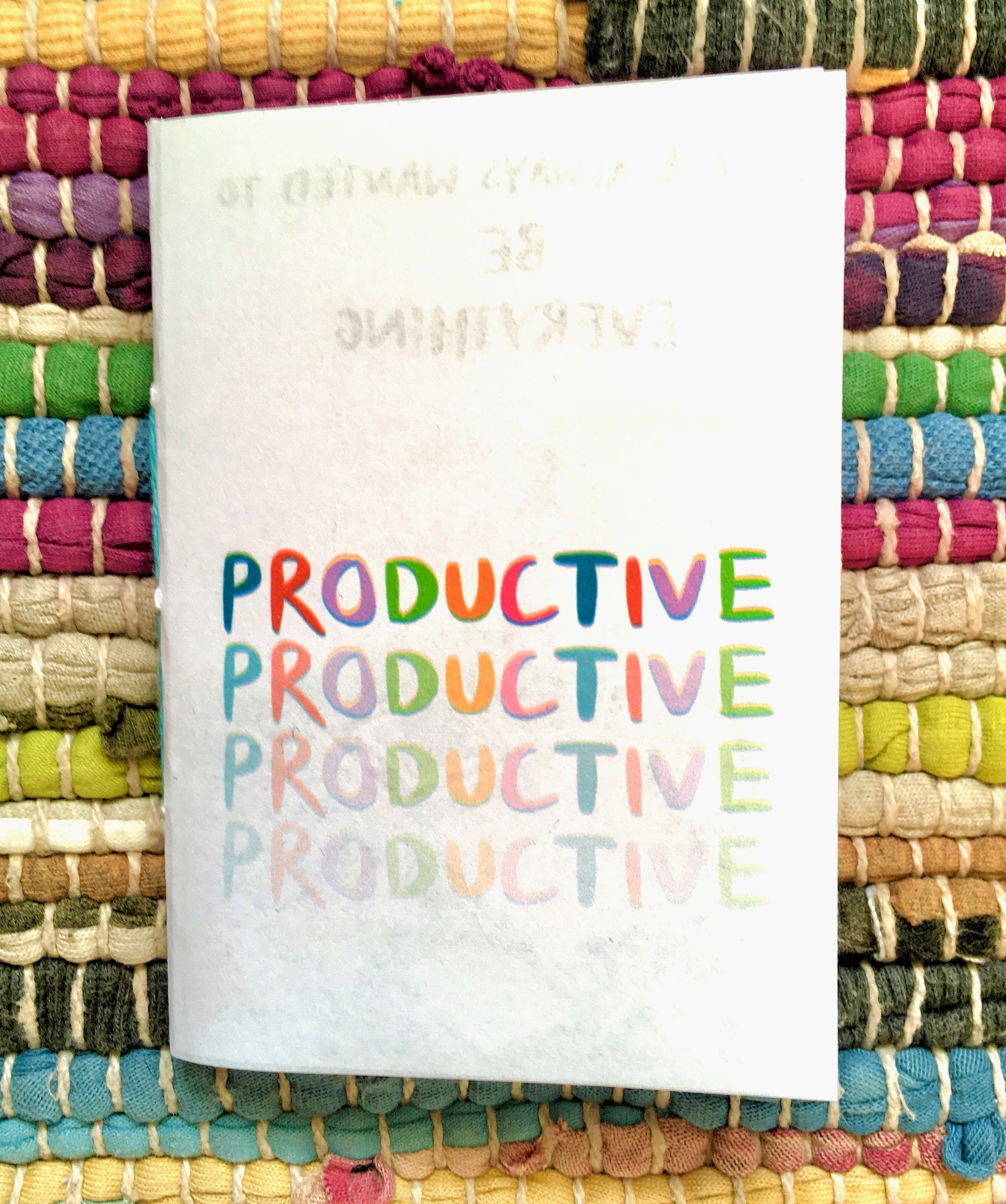 Productive Mini Comic Zine - Etsy