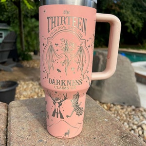 40 Oz the Thirteen TOG Tumbler With Handle, TOG Merch, Fireheart Gift ...