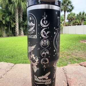 40 Oz the Thirteen TOG Tumbler With Handle, TOG Merch, Fireheart Gift ...