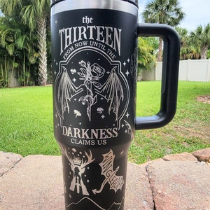 40 Oz the Thirteen TOG Tumbler With Handle, TOG Merch, Fireheart Gift ...