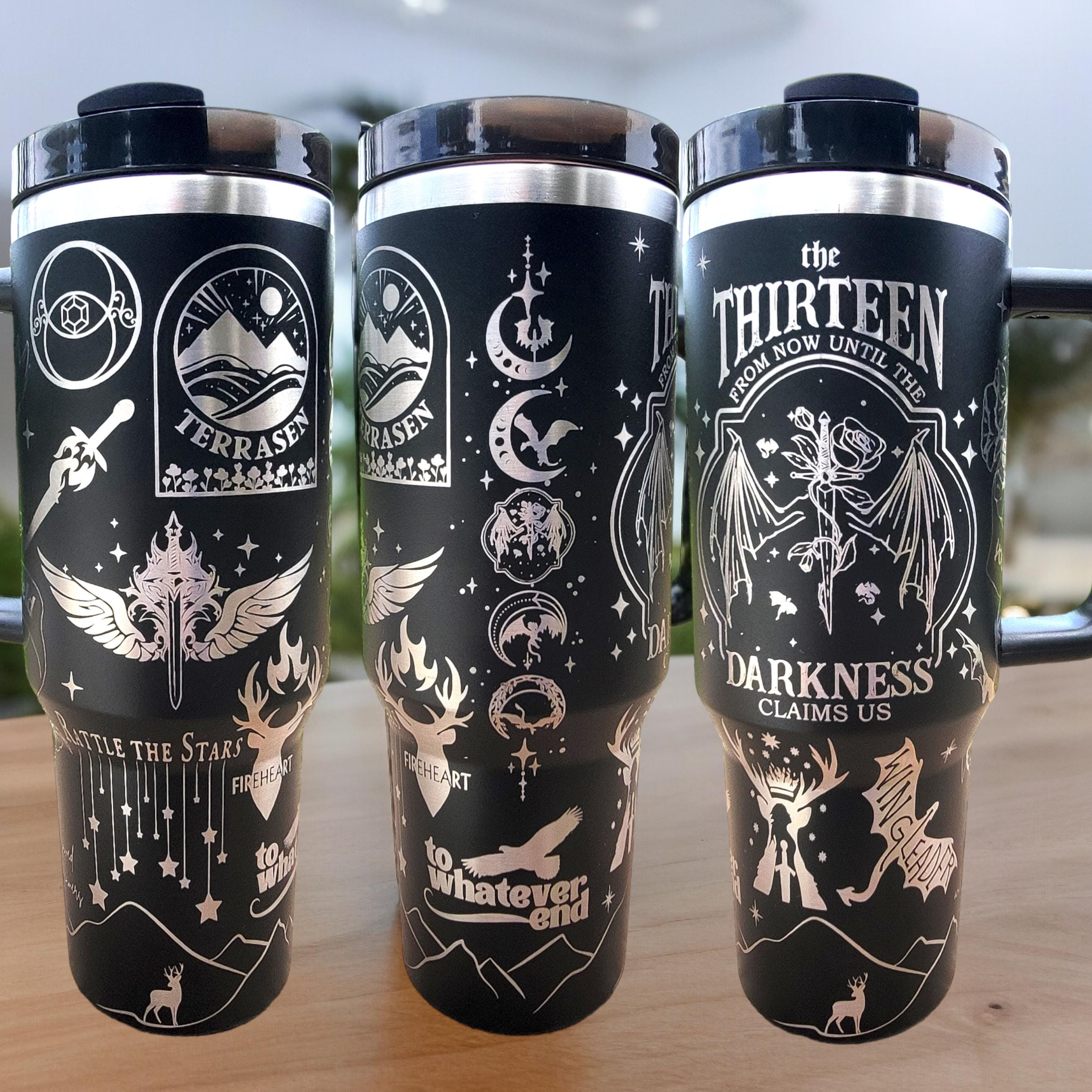 40 Oz the Thirteen TOG Tumbler With Handle, TOG Merch, Fireheart Gift ...