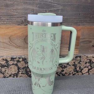 40 Oz the Thirteen TOG Tumbler With Handle, TOG Merch, Fireheart Gift ...