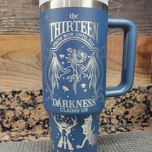 40 Oz the Thirteen TOG Tumbler With Handle, TOG Merch, Fireheart Gift ...