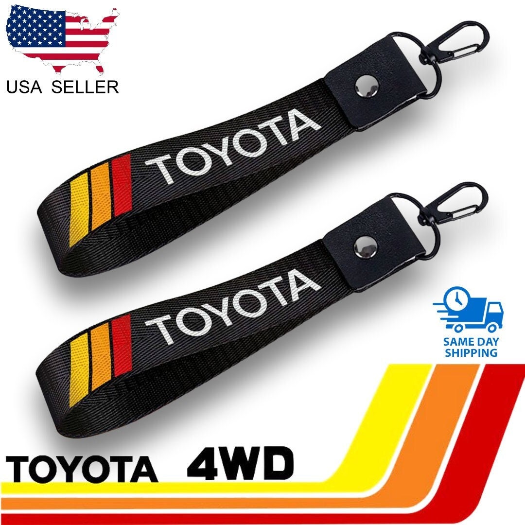 Toyota TRD Stripes Wrist Lanyard Key Fob Ring 2-pack - Etsy
