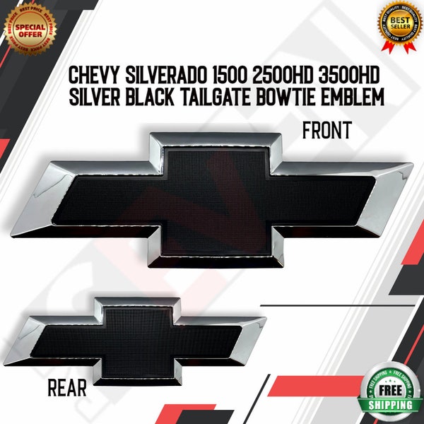 Black Chevy Silverado Emblem - Etsy