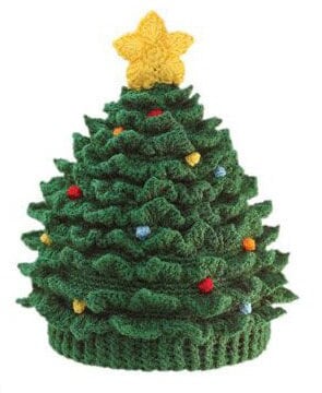Handmade Knitted Hat, Christmas Tree Hat, Best Friend Gift, Boys N ...