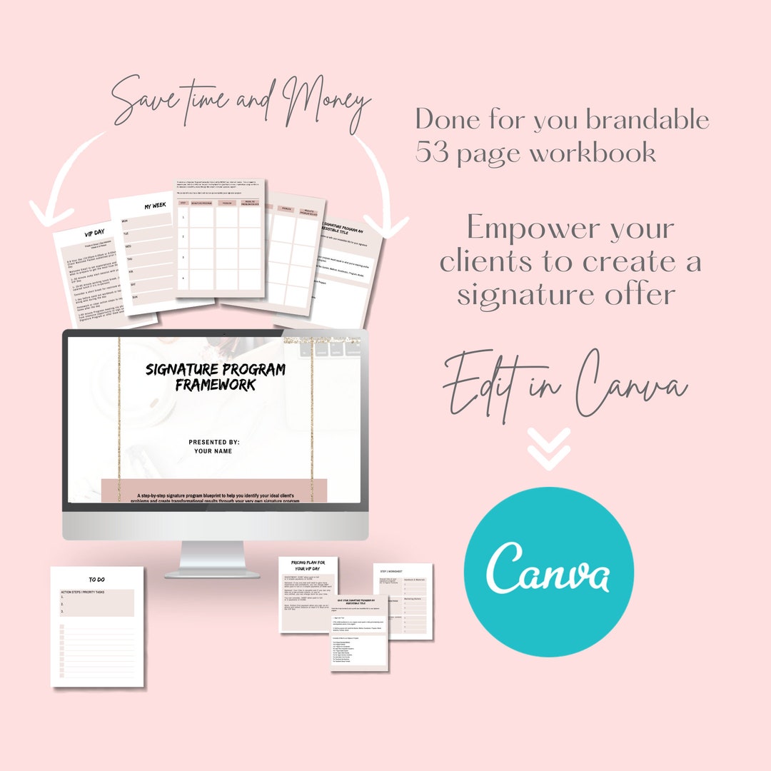 Signature Program | Course Framework | Lead Magnet | Coach Product ...