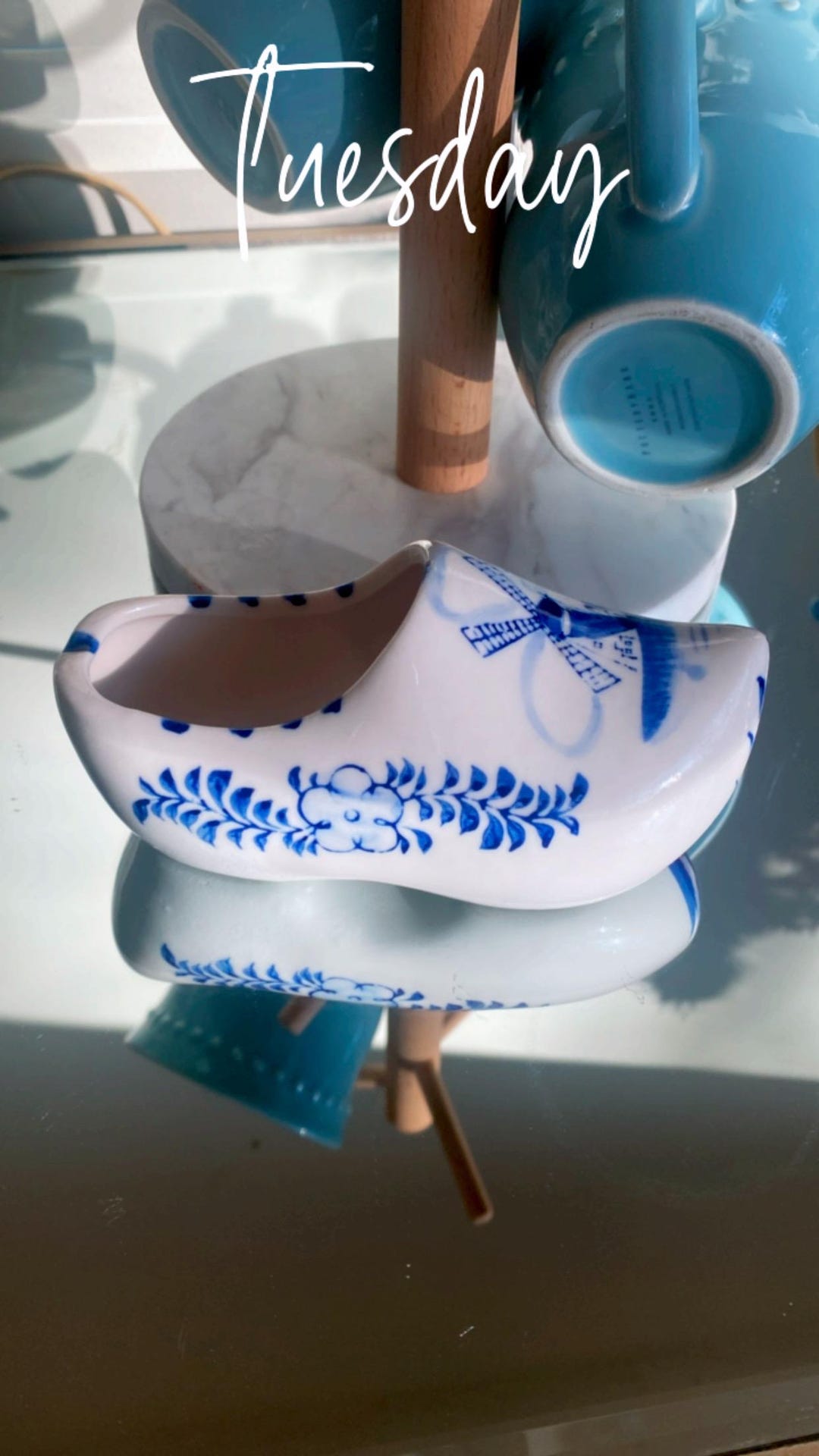 Made in Holland, Small Delft Clog Figurine - Etsy