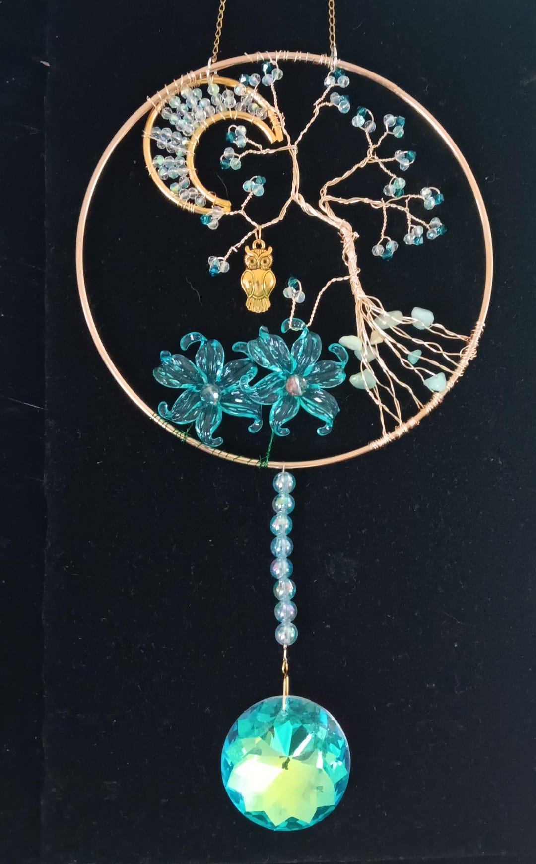 Tree of Life Suncatcher With Moon. Large - Etsy