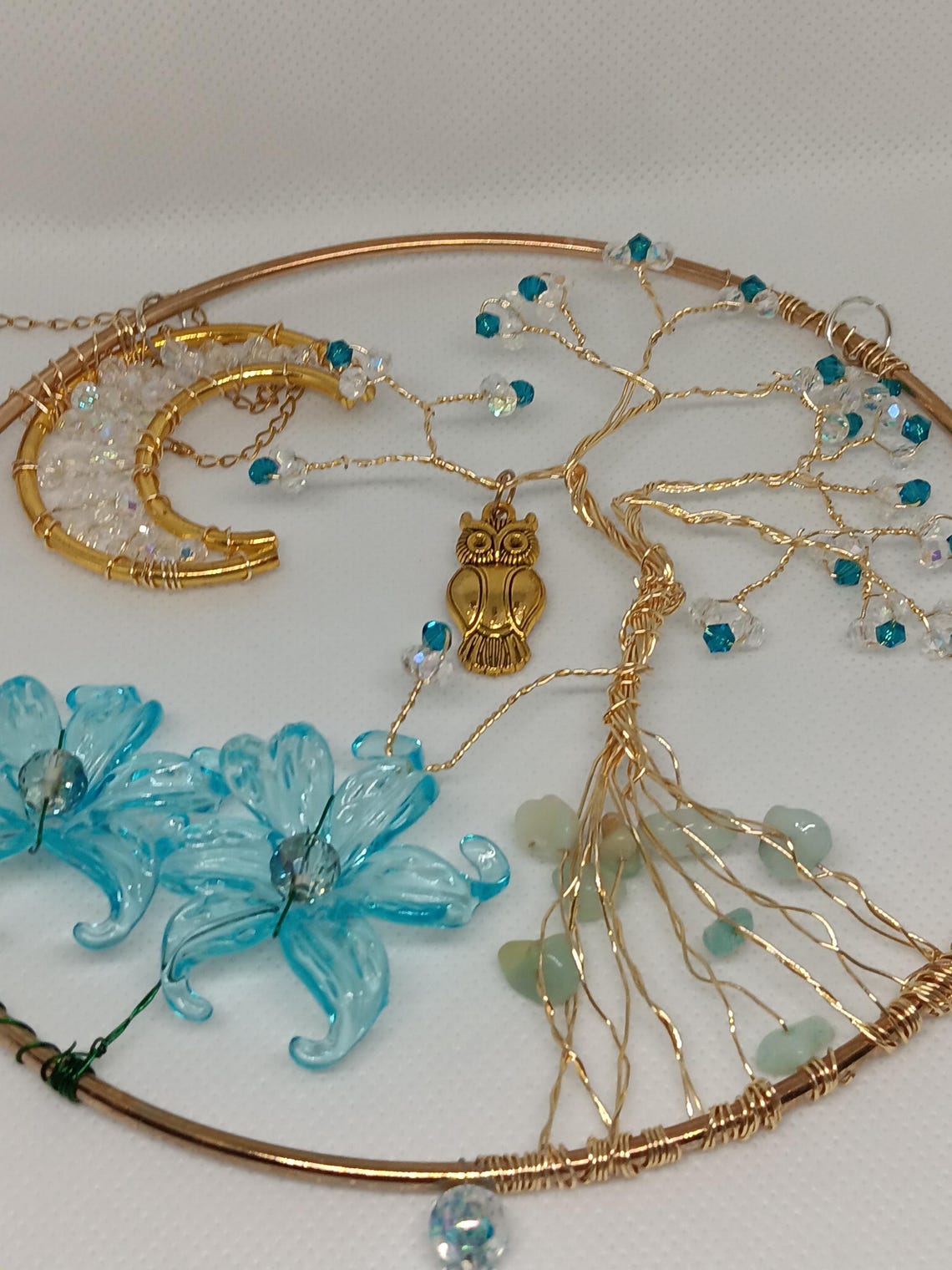 Tree of Life Suncatcher With Moon. Large - Etsy