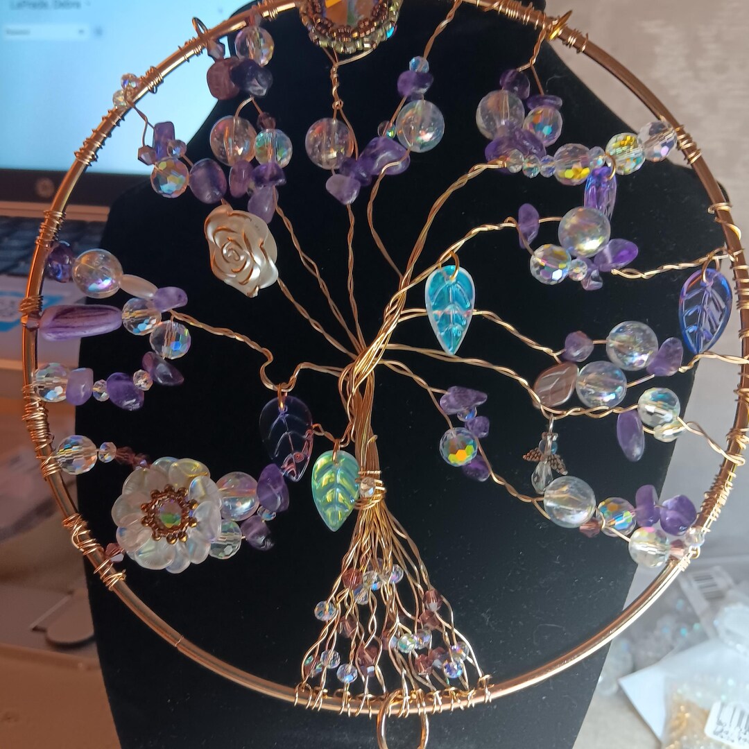 Tree of Life Suncatcher 6-8mm Custom Orders of Your Choosing or as Seen ...